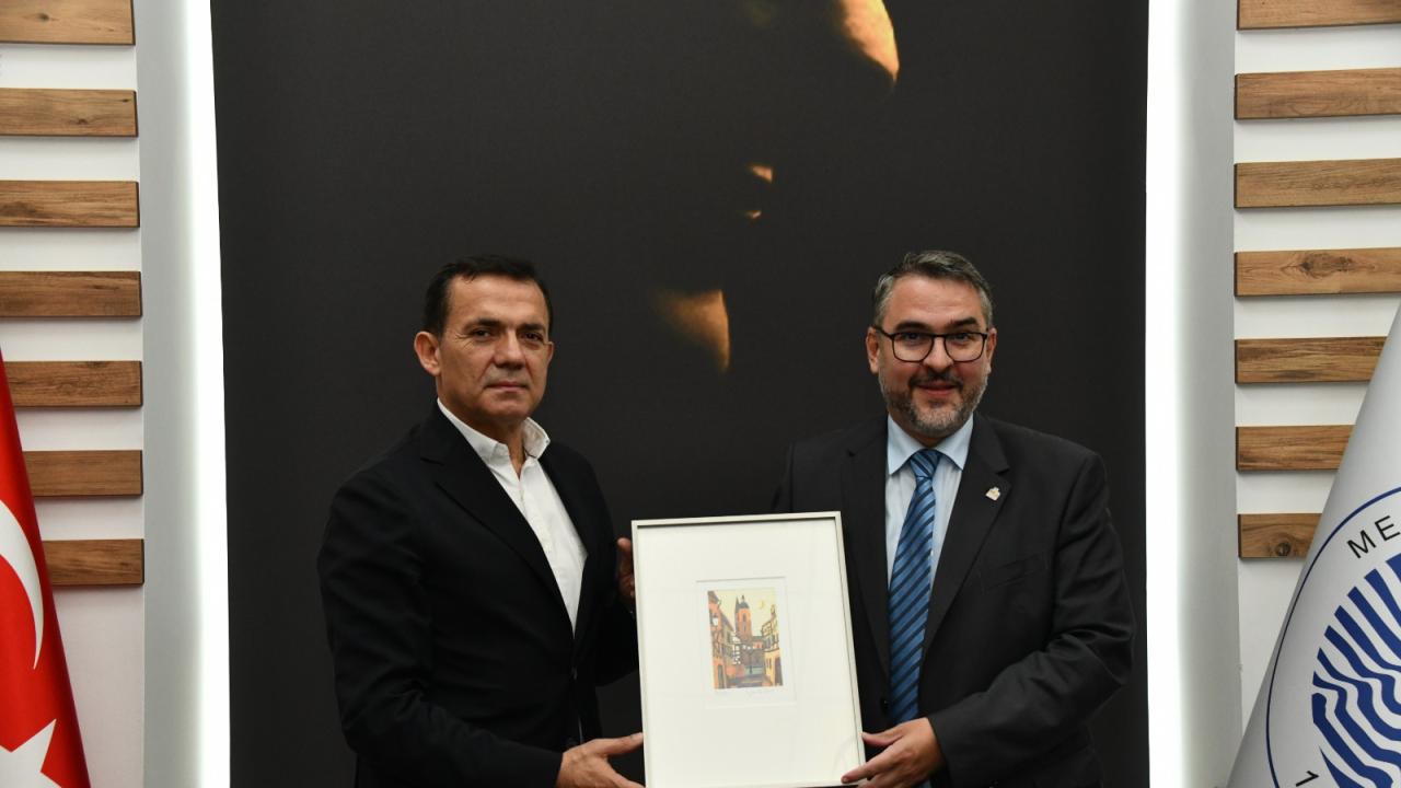 Başkan Özyiğit, Alman mevkidaşı Marc Weigel’ı ağırladı | Mersin Yenişehir Belediye Başkanlığı